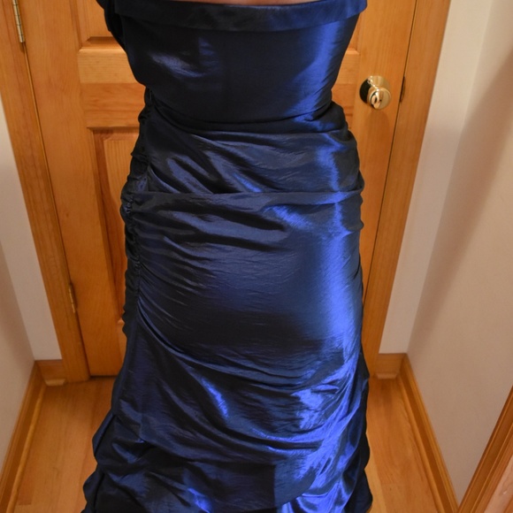 Onyx Nite | Dresses | Deep Blue Ball Gown Style Prom Dress | Poshmark